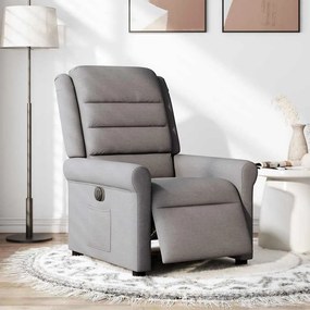 Elektrické polohovací křeslo taupe textil 3303301