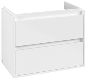 Villeroy & Boch Skyla - Umyvadlová skříňka, 77x60x44 cm, 2 zásuvky, Brilliant White C79600VE
