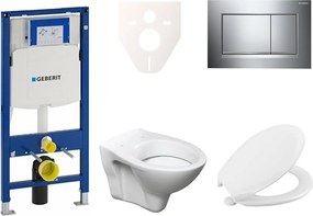 Cenově zvýhodněný závěsný WC set Geberit do lehkých stěn / předstěnová montáž+ WC S-Line S-line Pro 111.300.00.5NR6