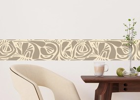 Samolepící bordura na zeď Moderní Abstraktní Flóra | 5 m x 13.8 cm | DWB8443