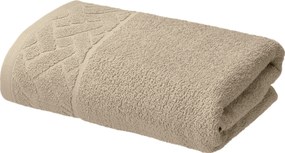 Livarno® Froté ručník, 50 x 100 cm, 450 g/m2 (béžová)