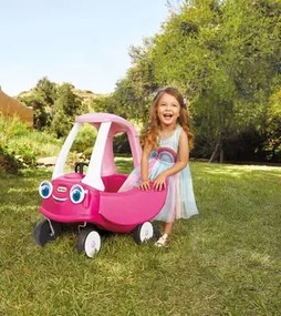 Odrážedlo Cozy Coupe Princess růžovo-bílé / od 1,5 do 5 let / Plast /