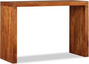 Konzolový stolek masivní dřevo s medovým povrchem 110x40x76 cm 244671