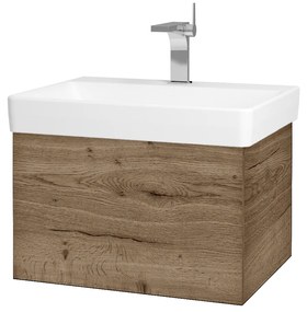 Dřevojas Koupelnová skříň VARIANTE SZZ 60 Varianta: N01 Bílá lesk / D01 Beton