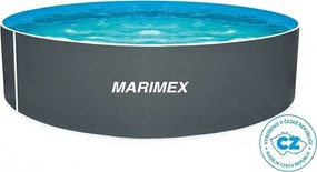 Bazén Marimex  Orlando 3,66 x 0,91m ŠEDÝ + skimmer Olympic (bez hadic a schůdků)  [638178]