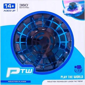 Létající LED UFO talíř - modrý