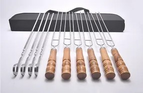 UG Grill Sada nerezových vidlic a špízů 10ks