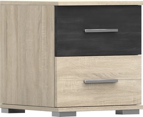 IDZ Noční stolek WENECJA 23, 40 cm Dub Sonoma/Norská borovice