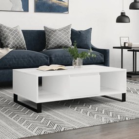 Konferenční stolek bílý 104 x 60 x 35 cm kompozitní dřevo,  827092 HangarStore.cz