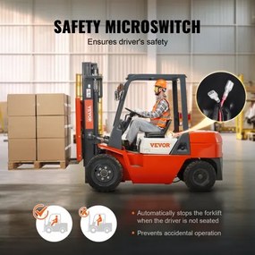 Universal Tracor Seat, sekačka na trávu s mikrospínačem a drenážními otvory, 16–34 cm
