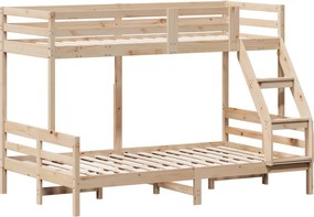 Patrová postel 80 x 200/120 x 200 cm masivní borové dřevo 3207177