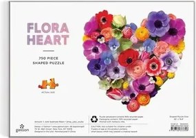 Galison Puzzle Květinové srdce / 750 dílků / od 8 let