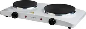 Orava VP-91 bílá / Elektrický vařič / 2500W / 2 plotýnky / 185 + 155 m