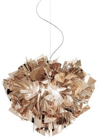 Slamp Veli copper, závěsné svítidlo v měděné úpravě, 2x12W E27, šířka 42cm