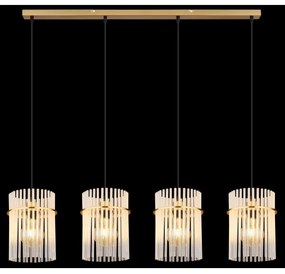 Globo 15698-4HM - Lustr na lanku GORLEY 4xE27/60W/230V zlatá