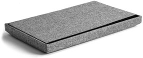 Taburet s úložným prostorem DIEGO XL šedý