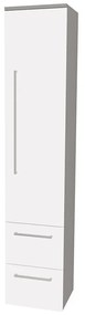 Mereo Bino, koupelnová skříňka vysoká 163 cm, pravá, Multidecor, Arktická šedá CN698ARS1