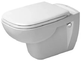 Duravit D-Code - Závěsné WC, Rimless, bílá 25700900002