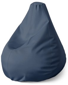 Sablio Sedací vak Pear Tmavě modrá - 70 x 95 x 15 cm