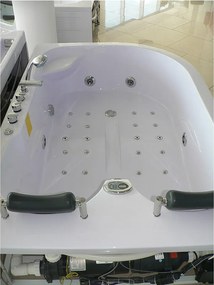 Terra Hydromasážní vířivá vana Carmen 631RH 180x120 s ohřevem vody, pravá