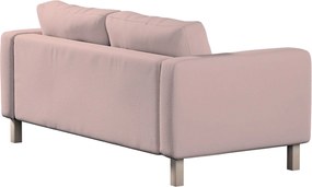 Potah na pohovku IKEA  Karlstad 2-místná, nerozkládací, krátký barva růžová látka pletený vzor