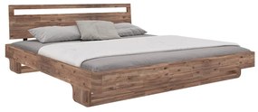 Massive home | Dřevěná postel Fiora kartáčovaný akát - výběr velikosti MH1274W 160x200 cm