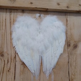 Andělská křídla 30 × 27 cm, bílá