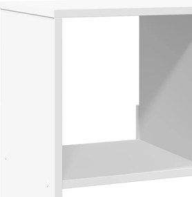 Dělicí stěna bílá 100 x 33 x 187,5 cm kompozitní dřevo 3309501