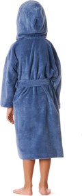 Dětský Župan Tampa s kapucí denim - 128