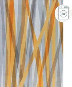 Flair Rugs, AKCE: 170x240 cm Kusový koberec Match Isabella Stripe Grey/Ochre, žlutá, chodba / předsíň