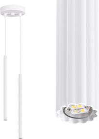 Sollux Lighting Závěsná lampa ARCHE 2P bílá