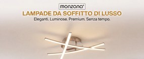 Monzana LED stropní svítidlo Trekant – 3 žárovky, 45×45 cm