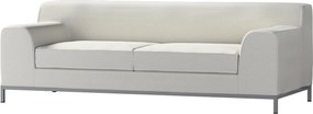 Potah na pohovku IKEA Kramfors 3-místná barva šedá látka lesklé, pletený vzor, sametová