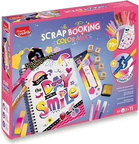 MAPED Kreativní sada Scrapbooking Color Mix / Scrapbook / 220+ samolep