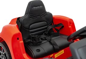 Elektrické autíčko Porsche Spyder RS ​​718 MP4 červené
