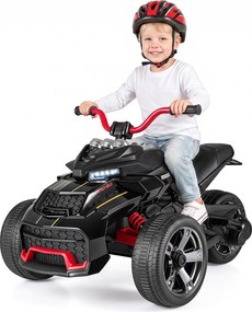 Costway Dětská čtyřkolka elektrická 12 V dětská čtyřkolka s rychlostí 3–7 km/h