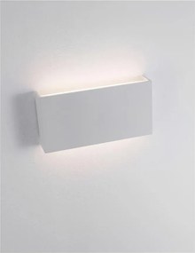 NV 9262111 Venkovní nástěnné svítidlo MILE bílý hliník a sklo LED 2x5W 3000K 100-240V 102st. IP54 světlo nahoru a dolů - NOVA LUCE