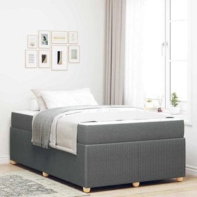 Rám postele Tmavě šedá 120 x 190 cm textil 3398367