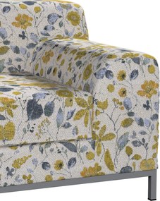 Potah na pohovku IKEA, pravé provevedení Kramfors 2-místná barva žlutá látka pletený vzor, vzorované