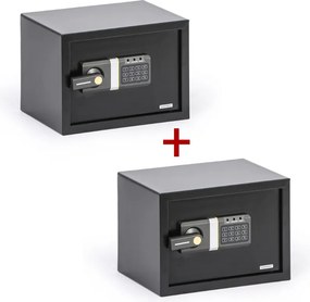 Nábytkový sejf s elektronickým zámkem 1+1 ZDARMA, 250 x 350 x 250 mm