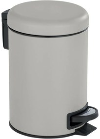 Wenko Pedálový odpadkový koš Leman 3 l, taupe, 3 l