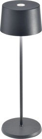 Bezdrátová lampa Olivia 35 cm tmavě šedá