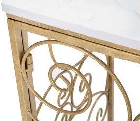Designová konzole Bellachay 140 cm zlatá