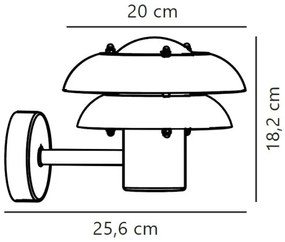 Nordlux - Venkovní nástěnné svítidlo KURNOS 1xE14/12W/230V IP54 černá