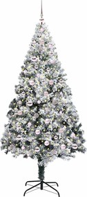 Umělý vánoční stromeček Bílá 240 cm PVC, ocel a plast 3396982