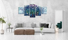 Obraz Abstraktní strom Blue Velikost (šířka x výška): 150x80 cm