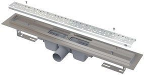 Alca Odtokové žlaby - Sprchový žlab Antivandal 95 cm, s roštem, nerez mat APZ11-950M