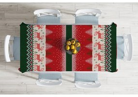 Vánoční ubrus s příměsí bavlny Minimalist Cushion Covers Merry Christmas, 140 x 180 cm