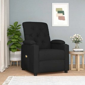 Masážní křeslo černé textil 339114