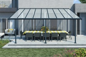 Palram - Canopia Sierra 5400 antracit 3 x 5,46 - hliníková (montovaná) pergola